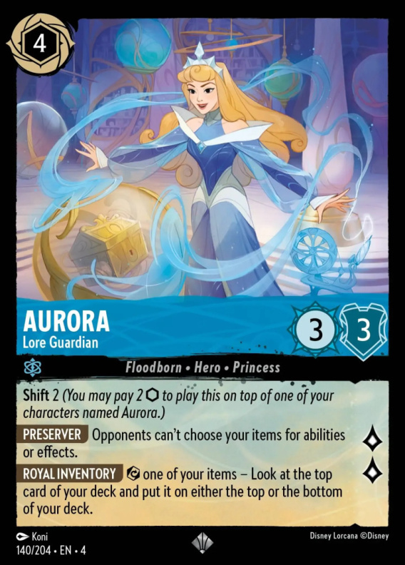Disney Lorcana - Ursulas-Return - Aurora - Lore Guardian | sklep LofiCards.pl